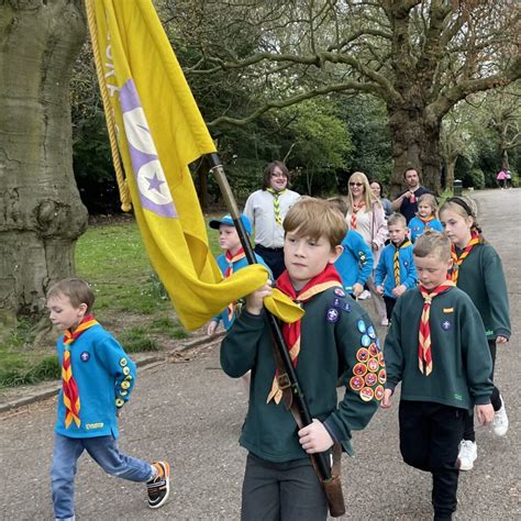 St Georges Day Parade 24th April Stoke Scouts