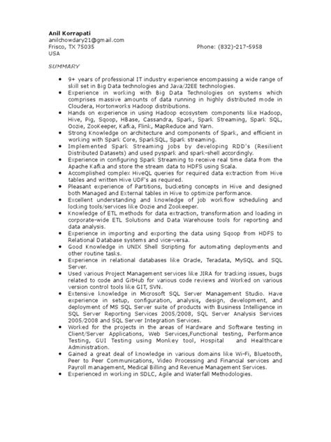 Anil Korrapati Spark Pdf Apache Spark Apache Hadoop