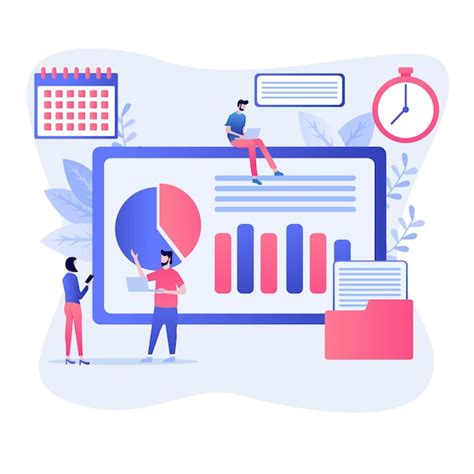 Premium Vector Task Manager Vector Illustration Effective Time Management