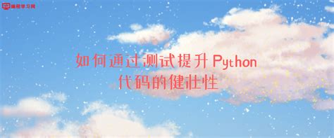 如何通过测试提升 Python 代码的健壮性 编程学习网的个人空间 OSCHINA 中文开源技术交流社区