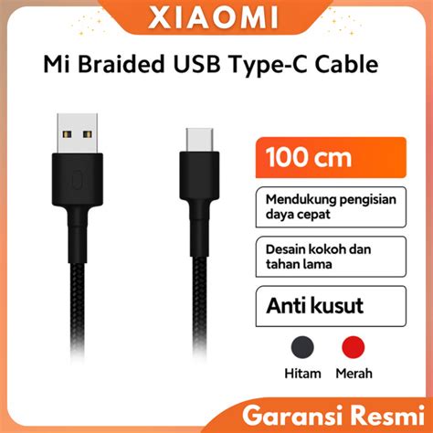 Jual Xiaomi Mi Kabel Data Tipe C Port Usb Braided Android Original Product Garansi Resmi