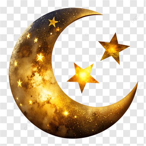 황금 초승달과 별 클립 아트 그림 디지털 황금 초승달 초승달 별 황금빛 별 달 Png 일러스트 및 이미지 에 대한 무료 다운로드 Pngtree
