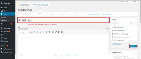 How To Add A New Page In WordPress Website User Guide