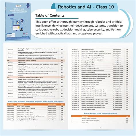 Icse Robotics And Ai Book For Class 10 Subject Code 66