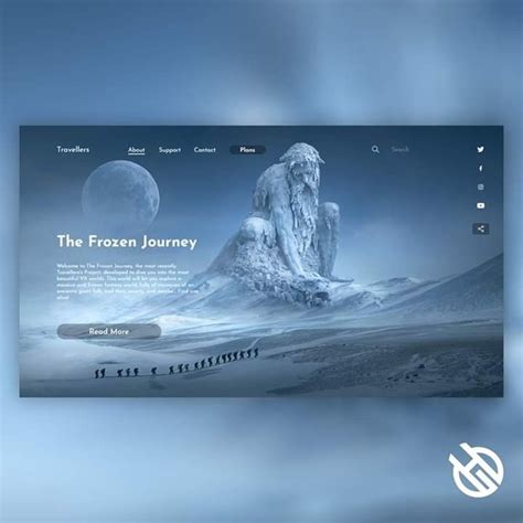 The Frozen Journey Ui Concept