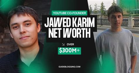Jawed Karim Net Worth 2026 How Yt Co Founder Built 300m