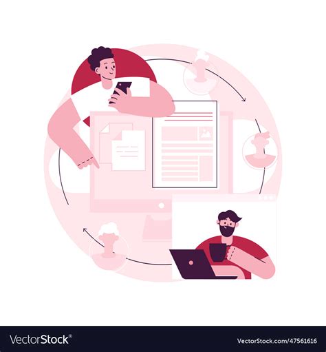 Virtualization Technology Abstract Concept Vector Image