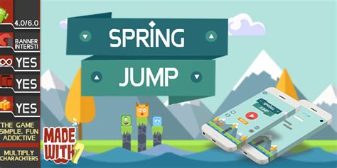 Spring Jump Buildbox Game Template By MadeWith Codester