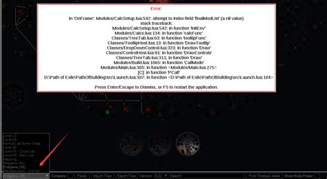 Error · Issue 6405 · Pathofbuildingcommunitypathofbuilding · Github