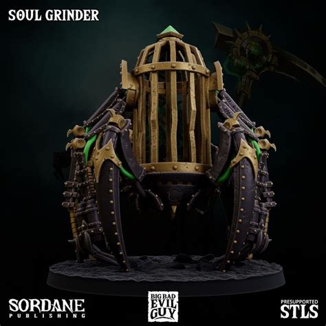 3d Printable Soul Grinder By Big Bad Evil Guy