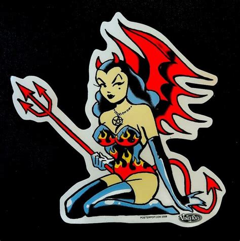 Vince Ray Devil Lady Tattoo Devil Pinup Tattoo Devil Girl