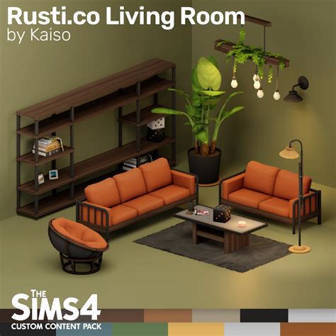 Living Room The Sims 4 Cc At Caitlin Gilles Blog
