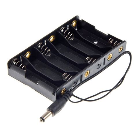 6xaa Battery Holder With Dc2 1 Power Jack Buy In Australia Fit0141