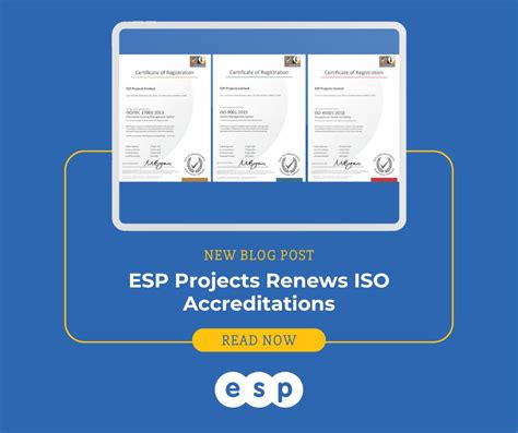 Esp Projects Ltd On Linkedin Espprojects Iso