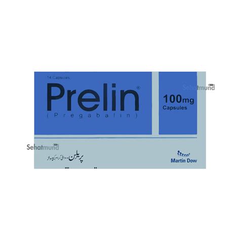 Prelin Capsules 100mg Sehatmund Online Medicine