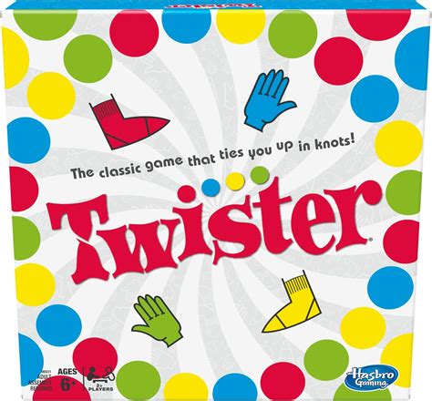Hasbro Twister Party Classic Board Game For 2 Or More