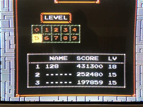Just Started Serious Nes Tetris Last Month Still On Level 15 Starts And Level 19 Is Still