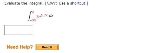 Solved Evaluate The Integral HINT Use A Shortcut Chegg