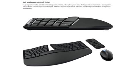 Microsoft Ergonomic Blue Track Technology Keyboard Mouse And Numpad Set Blue Track Technology 4