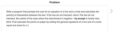 Solved Problem Write A Program That Prompts The User For An Chegg