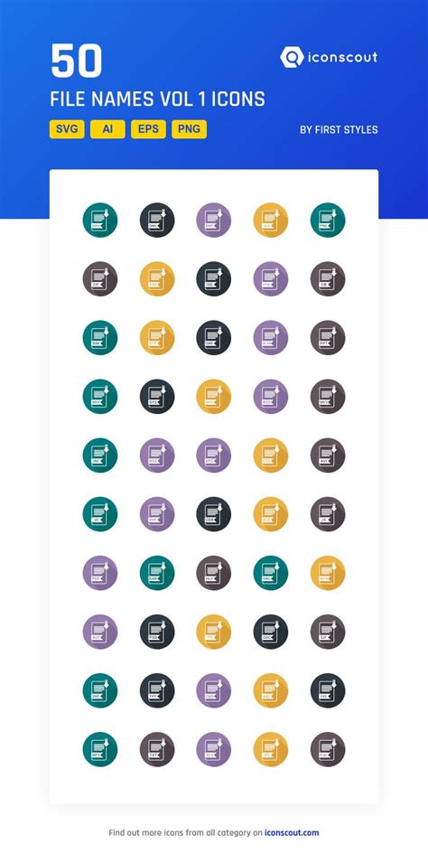 File Names Vol 1 Icon Pack 50 Free Download Files And Folders Icons