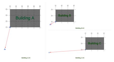 revit의 좌표계 프로젝트 기준점 조사점 내부원점 revit s coordinate system project