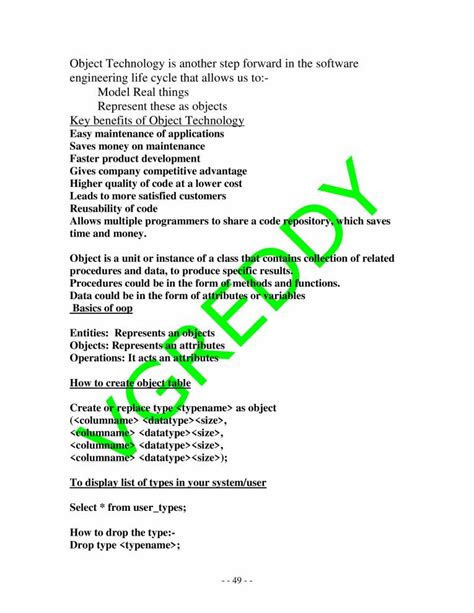 Oracle Sql Plsql Notes Learnpick India