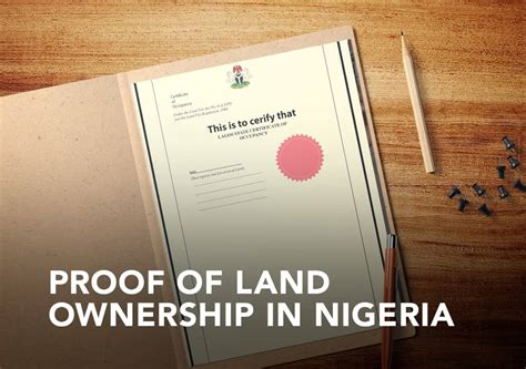Proof Of Land Ownership In Nigeria 6 Important Land Documents