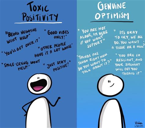 Distinction Toxic Positivity Vs Genuine Optimism Doug Constant