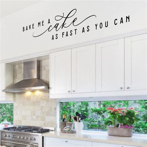 Kitchen Wall Decal Funny Vinyl Sticker Removable Wall Etsy