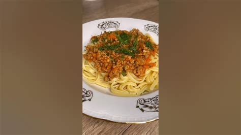 Паста болоньєзе🍝 Youtube