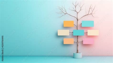 ilustración de stock structure flowchart decision tree decision tree flowchart with branching