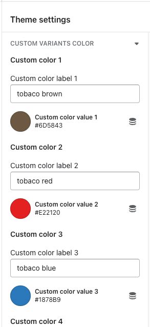 Custom Variants Color Theme Settings ThimPress Docs