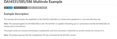 Da14531 Direct Connection To Phone Bluetooth Low Energy Renesas