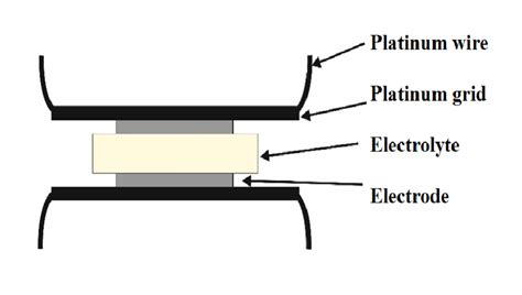 Diagram Of A Measuring Cell For Studying The Polarization Resistance Of