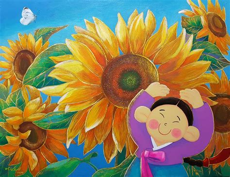 Anime Art Korean에 있는 Farnoosh님의 핀 꽃그림 꽃 그리는 법 민화