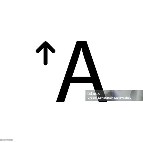 편집 확대 텍스트 아이콘 텍스트 편집기의 간단한 문양 벡터 Ui와 Ux 웹사이트 또는 모바일 응용 프로그램에 대 한 아이콘을