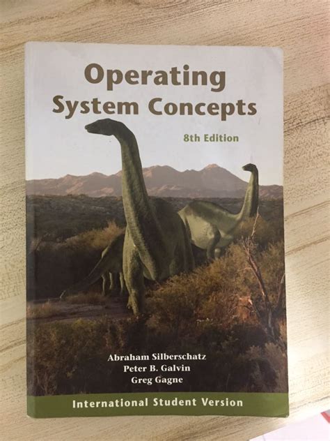 資工系用書作業系統 恐龍本 Operating System Concepts 第八版 書籍休閒與玩具 書本及雜誌 教科書參考書在旋轉拍賣