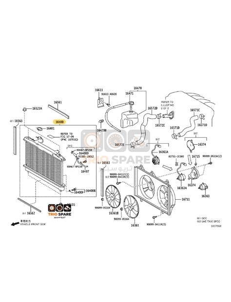 Radiator Assy Toyota Camry 2007 2011 Mtm 164000h280 Denso