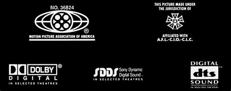 Mpaa Iatse Dolby Sdds Dts Walt Disney Records Disney Interactive Buena