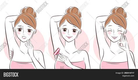 Cartoon Woman Remove Vector Photo Free Trial Bigstock