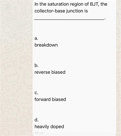 Solved For The Transistor To Operate Without Any Chegg Com