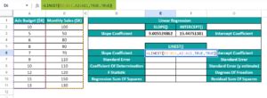 Linear Regression In Google Sheets Examples How To Use