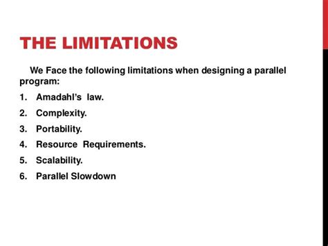 Parallel Algorithms Advantages And Disadvantages