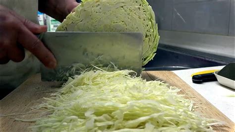 양배추 채썰기 Youtube