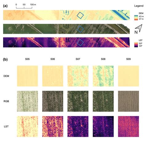 Final Processing Results Of The Uav Surveys From Top To Bottom The