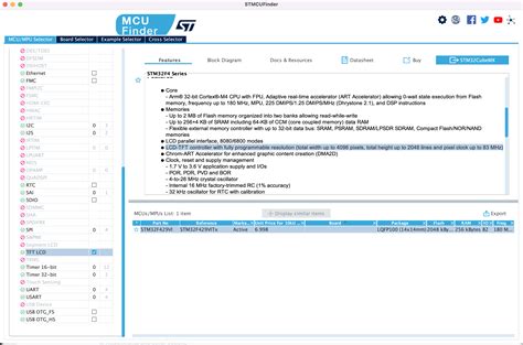 Choice Stm32 Model With Supporting High Screen Res