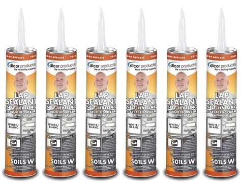 Dicor 501lsw 1 Lap Sealant Self Leveling White 10 3 Ounce Tube 6 Automotive
