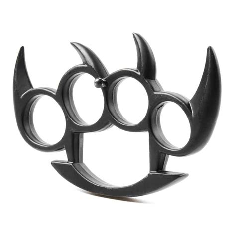 Black Steel Claws Dark Brass Knuckle Claw Stealth Brass Knuckles