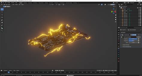 Procedural Lightning Generator Blender